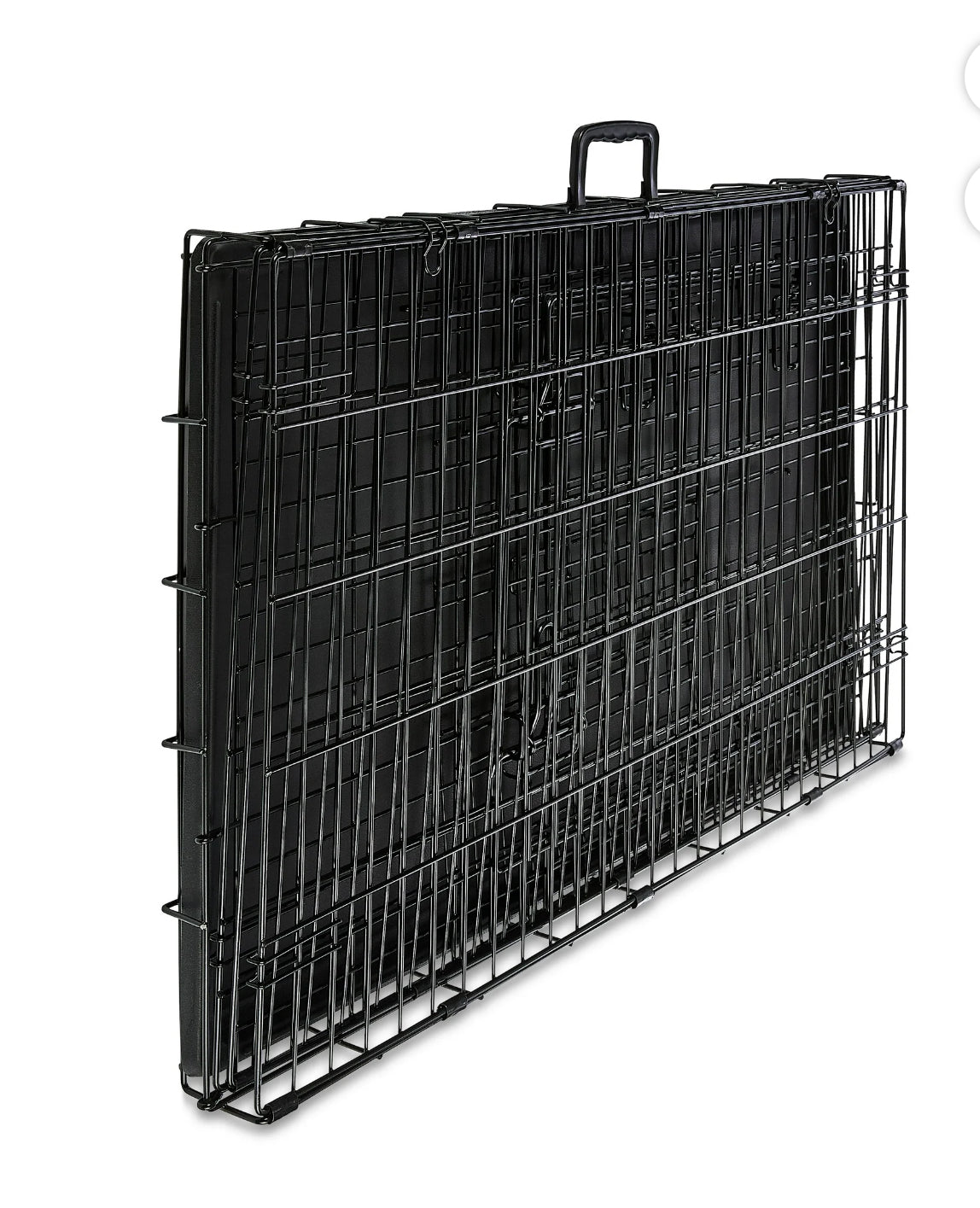 Vibrant Life Double Door Metal Wire Dog Crate with Leak-Proof Pan and ...
