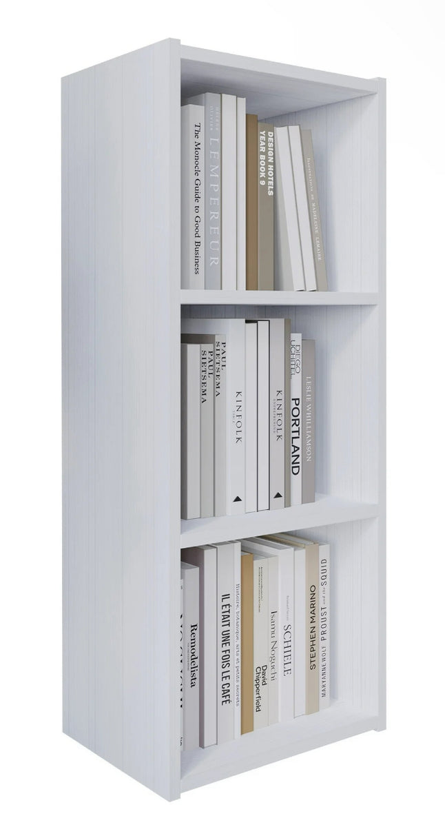 CraftPorch Simple Wooden 3-cube Shelves Bookcase White!! NEW IN BOX ...
