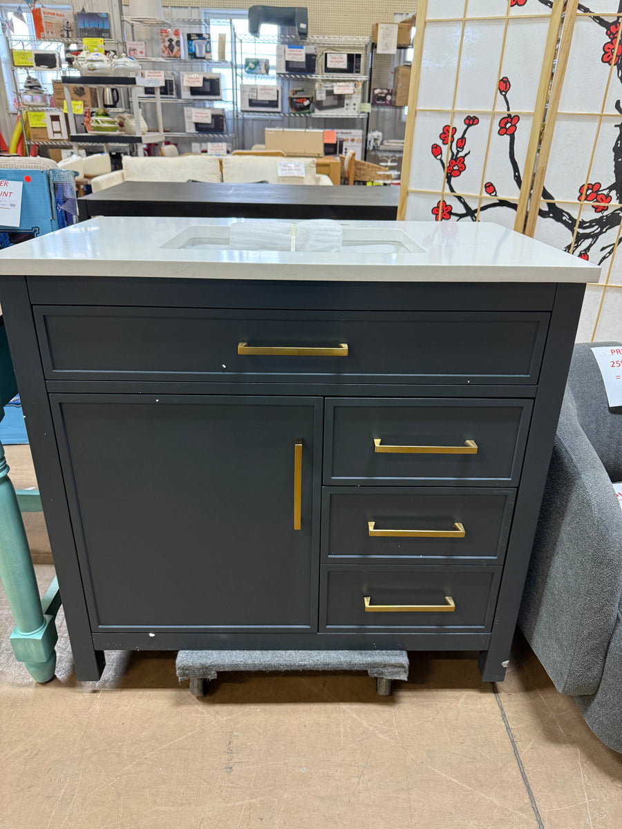Wenniah 36" Single Vanity! (NEW) – Big Catch Salvage and Thrift