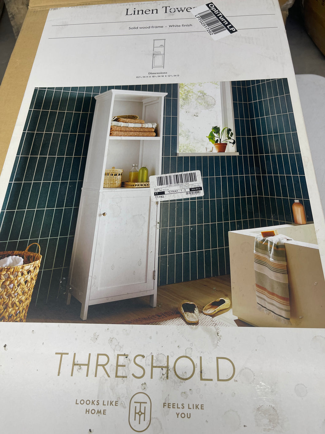 Keep your bathroom neat and organized with this Wood Linen Tower from ...